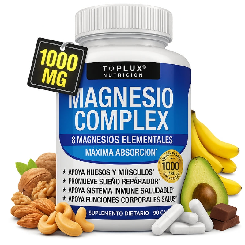 Magnesio Complex™ 8 en 1 – Equilibrio Corporal Completo 1000mg – México